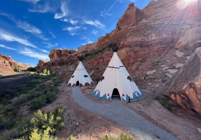 Glamping Tipis - Utah Glamping Tents in Bluff Utah